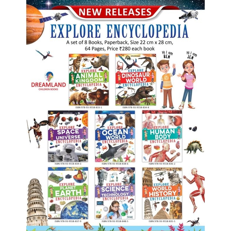 Children Encyclopedia Books Pack for Age 5 - 15 Years- Explore ...