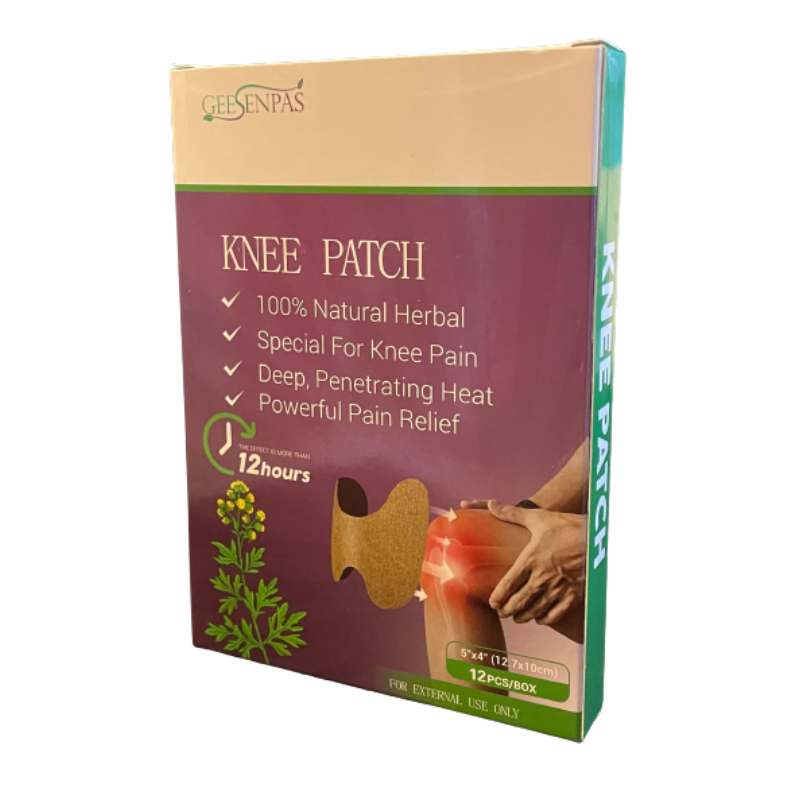 Knee Patch - Deep Penetrating Medicated Heat Patch with Wormwood - 1 ...