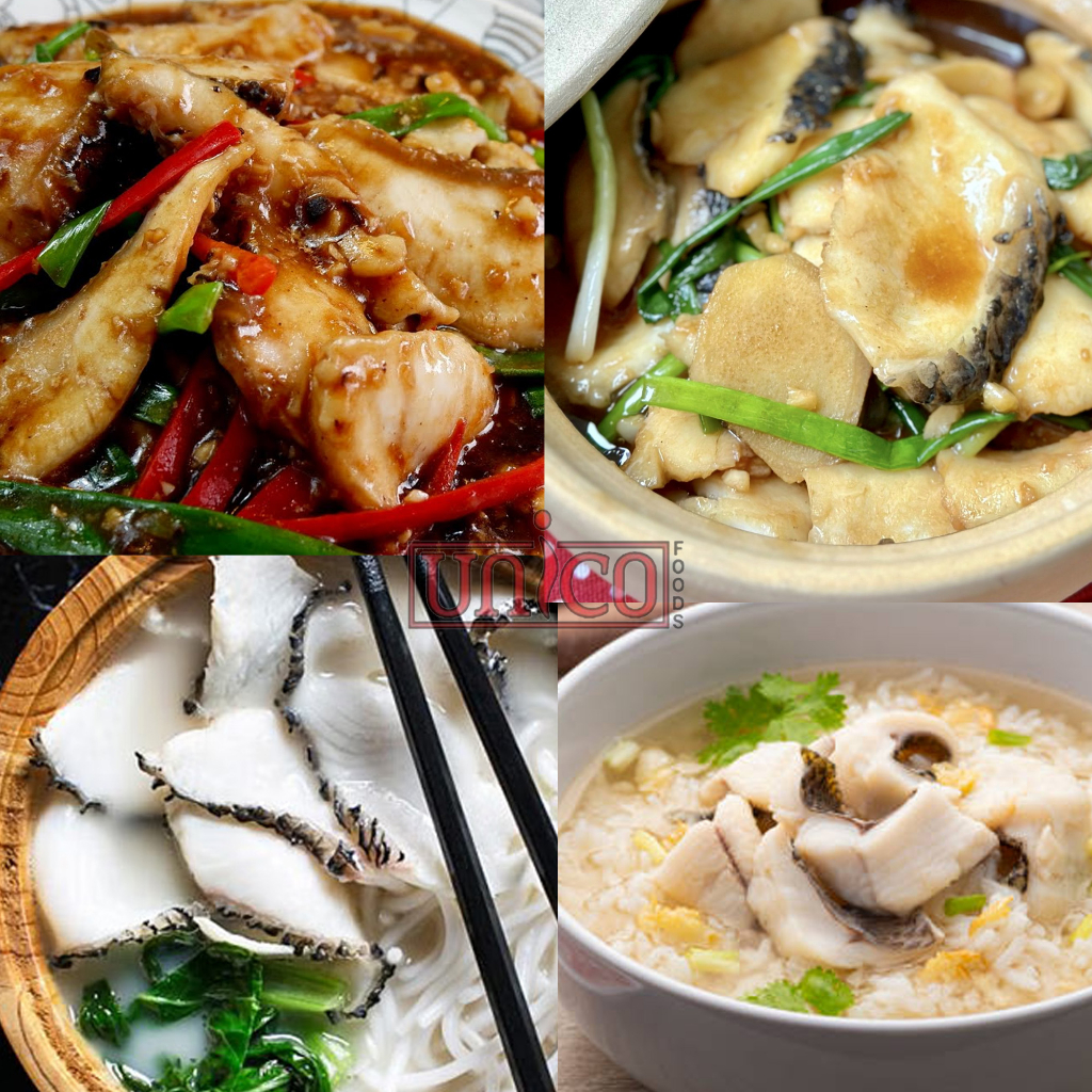 [UNICOFOODS] Toman Fish Sliced Fillet (1kg) | 多曼鱼片 | Shopee Singapore