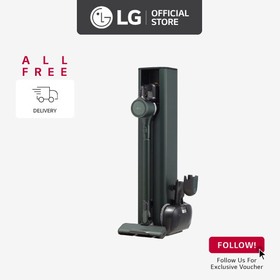 Lg A9t Steam Cordzero™ A9 Kompressor™ Handstick Vacuum With All In One