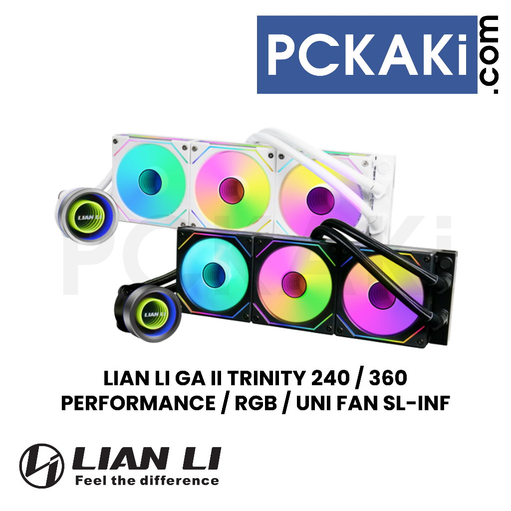 [NEW MODEL] LIAN LI GALAHAD II TRINITY 240 / 360 LCD RGB / UNI FAN SL ...