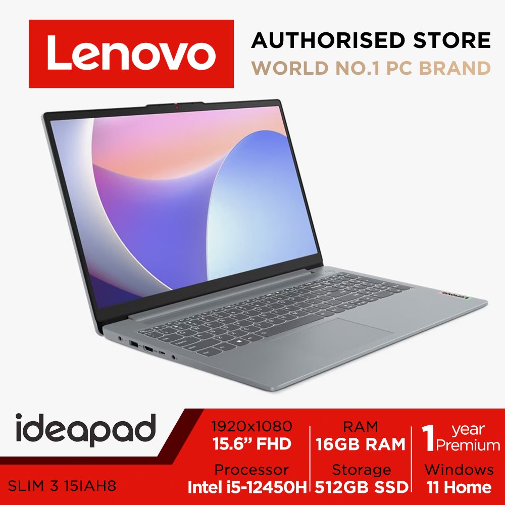 Lenovo IdeaPad Slim 3 15IAH8 | 83ER000KSB | 15.6" FHD | Intel i5-12450H ...