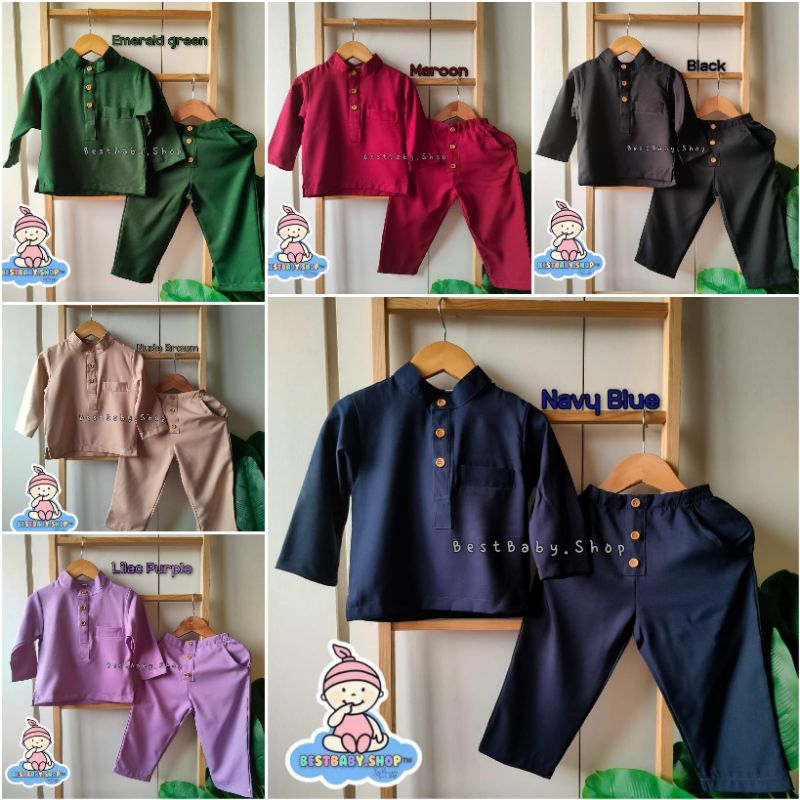*SG Seller* Kids Baju Melayu 2024 | Baju Hari Raya Budak Lelaki | 1 to ...