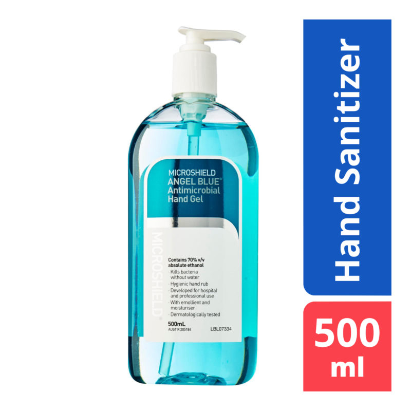 Schulke Microshield Angel Blue Antimicrobial Hand Gel 500ml Hospital ...