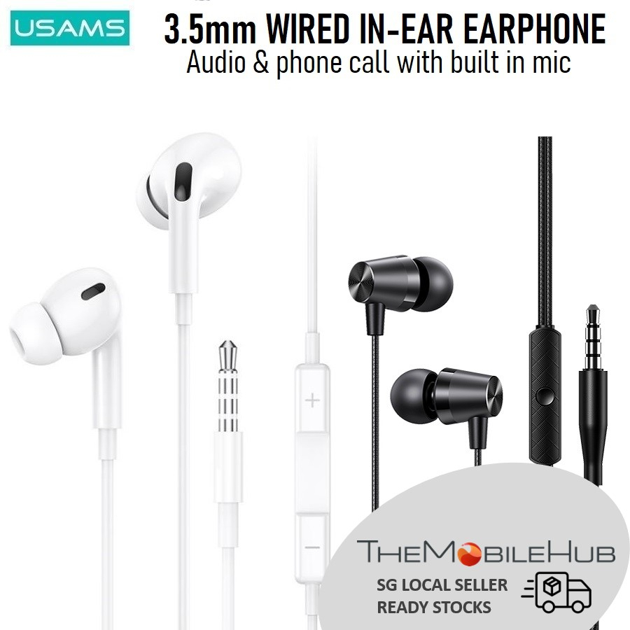 USAMS EP-39 EP-41 EP-42 Wired 3.5mm In-Ear Earphone Earpiece Headset ...