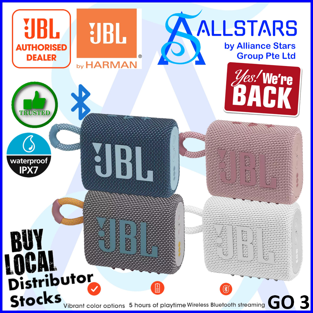 (ALLSTARS : We Are Back Promo) JBL Go3 Portable Bluetooth Speaker ...