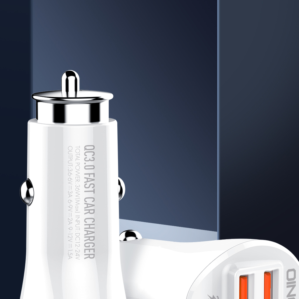 LDNIO Car Charger USB dual USB Fast Charger Adapter for iP 13 12 Xiaomi ...