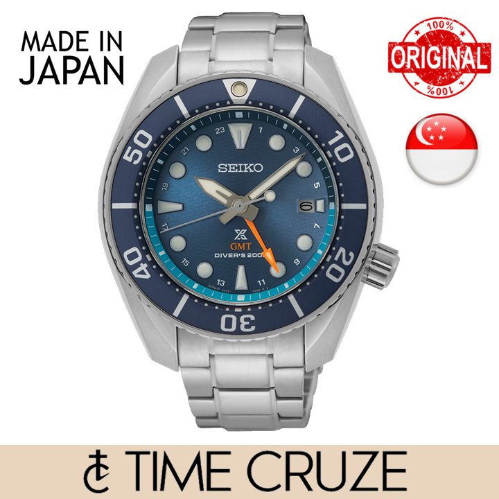 [Time Cruze] Seiko Prospex Solar GMT Sumo Divers SFK001J1 Stainless ...