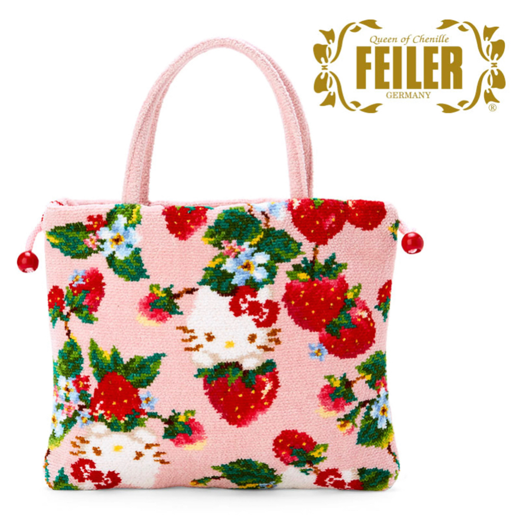 Sanrio x Feiler Hello Kitty drawstring bag with handle | Shopee Singapore