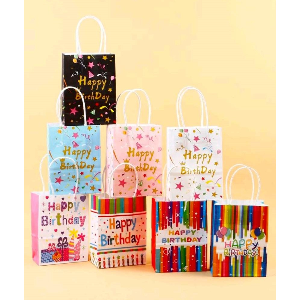 Birthday Paper Bag with Handle | Shopee Singapore