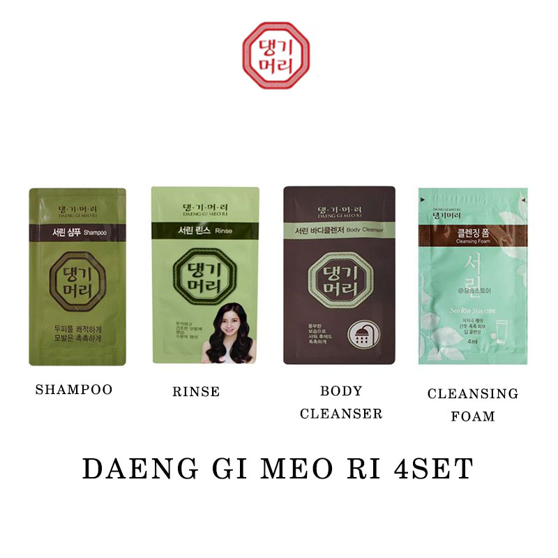 [Daeng Gi Meo Ri] Sample Shampoo, Rinse, Body Cleanser, Cleansing Foam ...