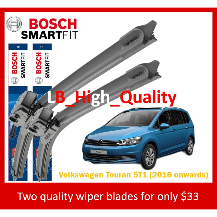 Bosch Smartfit car wiper for Volkswagen Touran 5T1 (2016 onwards ...