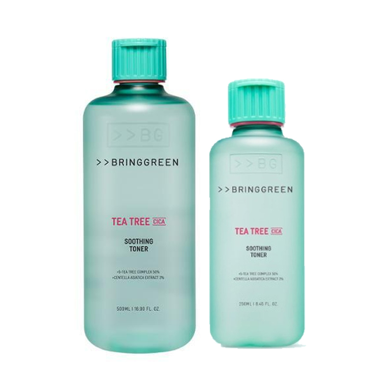 [Bring Green] Tea Tree Cica Soothing Toner 250ml/500ml | Shopee Singapore