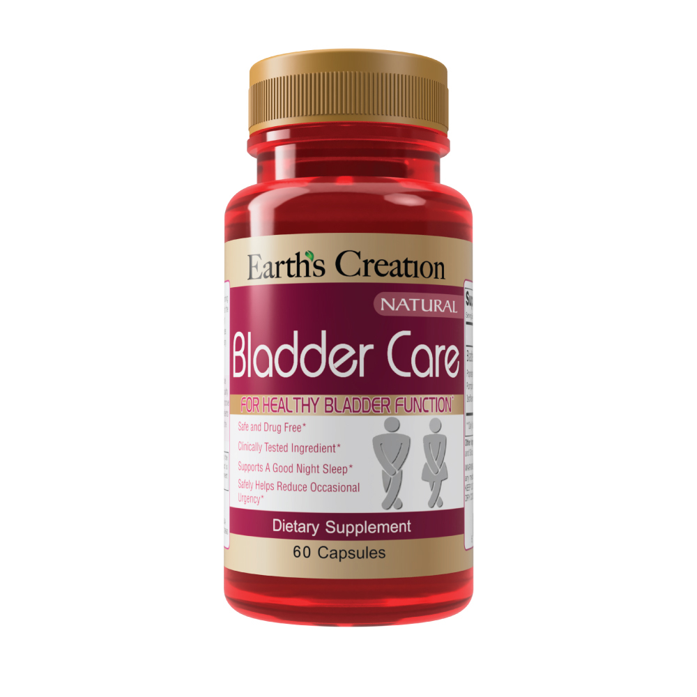 Earth's Creation Natural Bladder Care For Healthy Bladder Function 60 ...