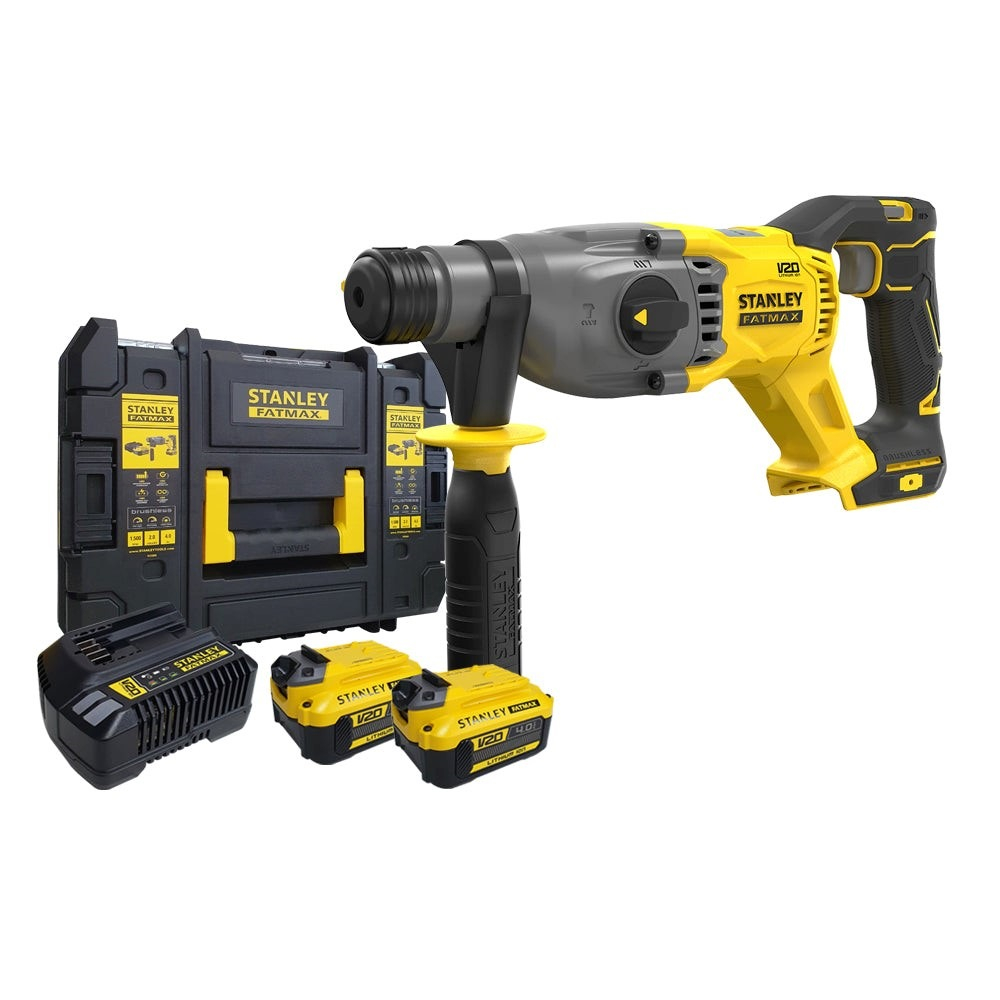 Stanley 20V 2X4.0Ah Brushless Sds+ Rotary Hammer, Sbh900M2K-B1 | Shopee ...