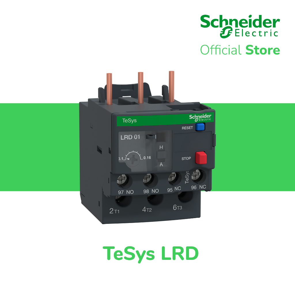 Schneider Electric- Thermal Overload Relay, TeSys Deca, 690VAC, 1NO+1NC ...