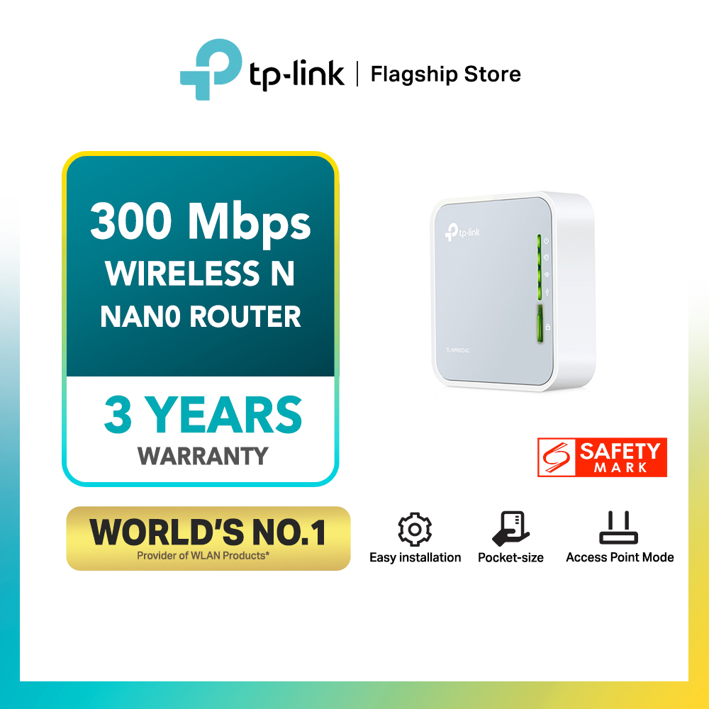 TP-Link Mini Travel Size Pocket Dual Band Wi-Fi Router TL-WR902AC AC750 ...