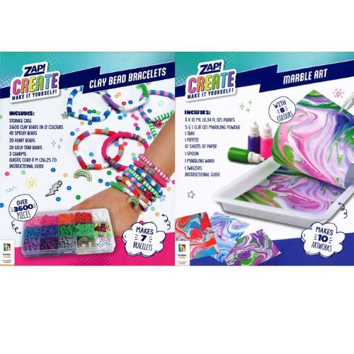 ZAP craft Clay Bead/Marble art Bracelet (Hinkler) | Shopee Singapore