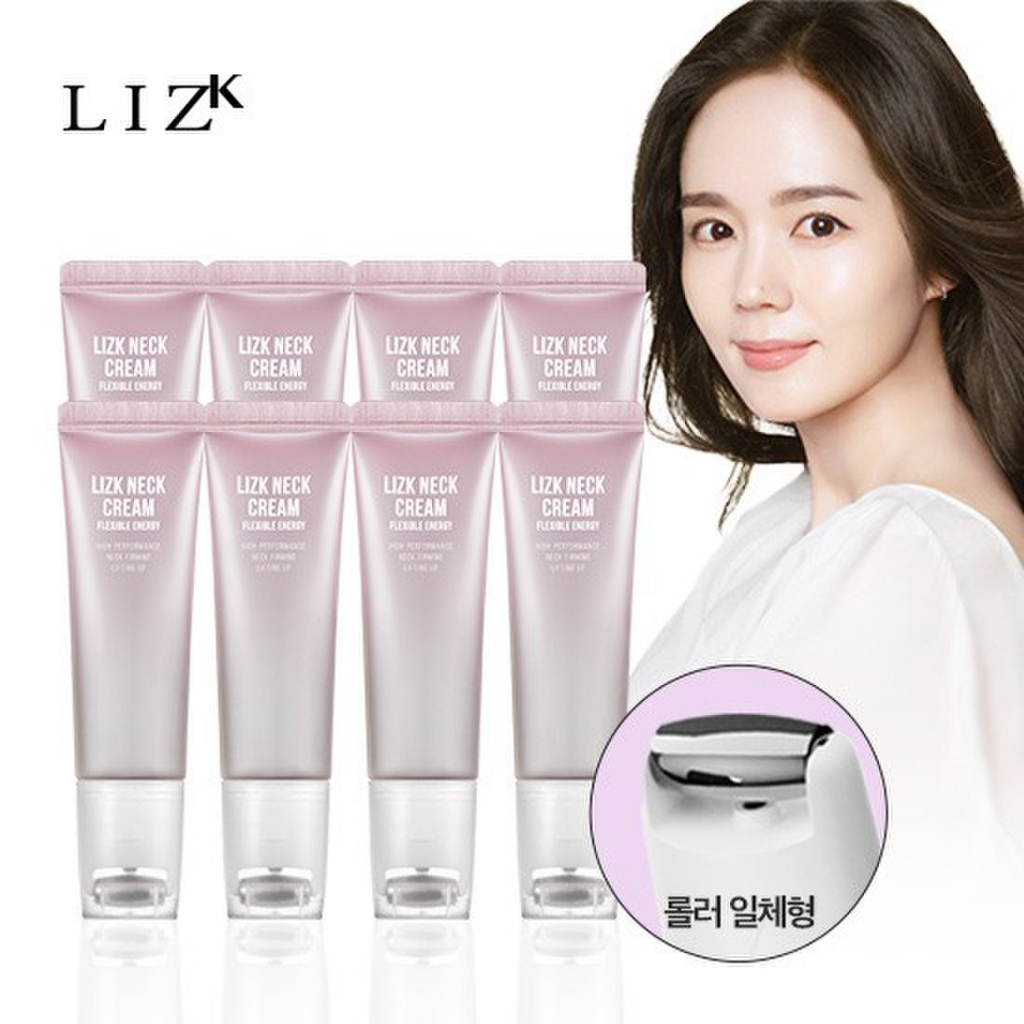 LIZK Neck Cream Gua Sha & Cream All-in-One Neck Wrinkle Care Rolling ...