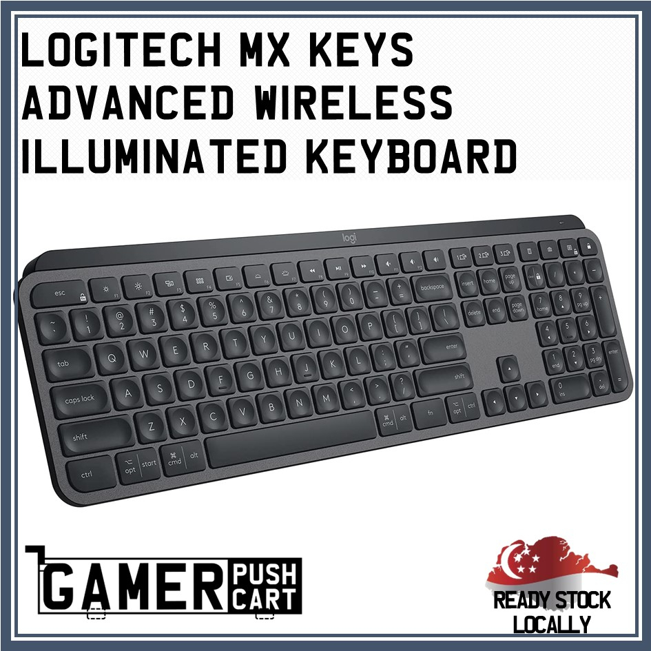 Logitech MX Keys Advanced Wireless Illuminated Keyboard | Shopee Singapore