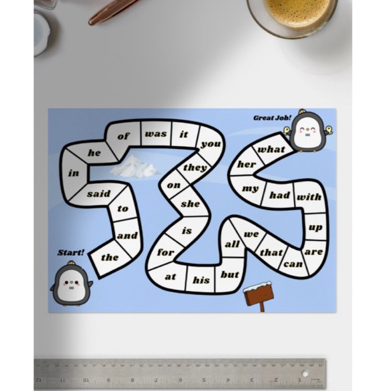 [SG Printable PDF] Sight Words High Frequency Words Game for ...