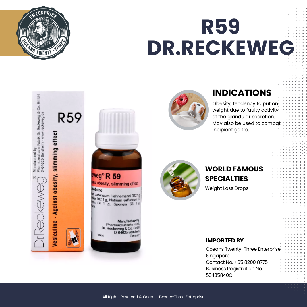 [READY STOCK SG] R59 Dr. Reckeweg Weight Loss Drops | Homeopathy ...