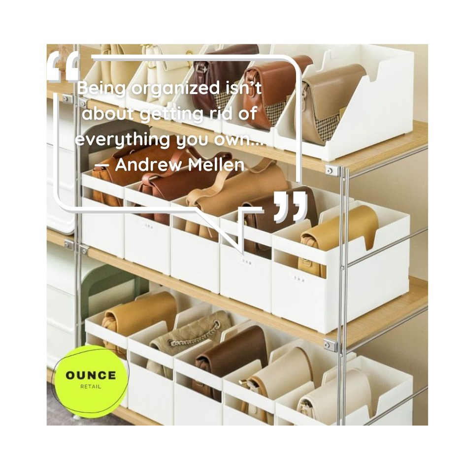 Organiser Storage Box Dividers Bags Wardrobe Kitchenware Books Pantry ...