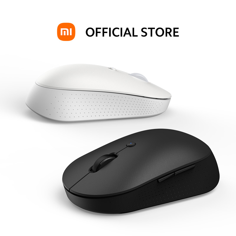 Mi Dual Mode Wireless Mouse Whit Black | Shopee Singapore