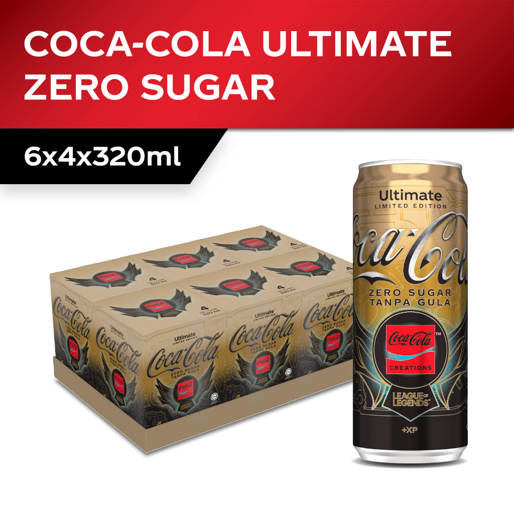Coca-Cola Ultimate Zero Sugar 24x320ml | Shopee Singapore