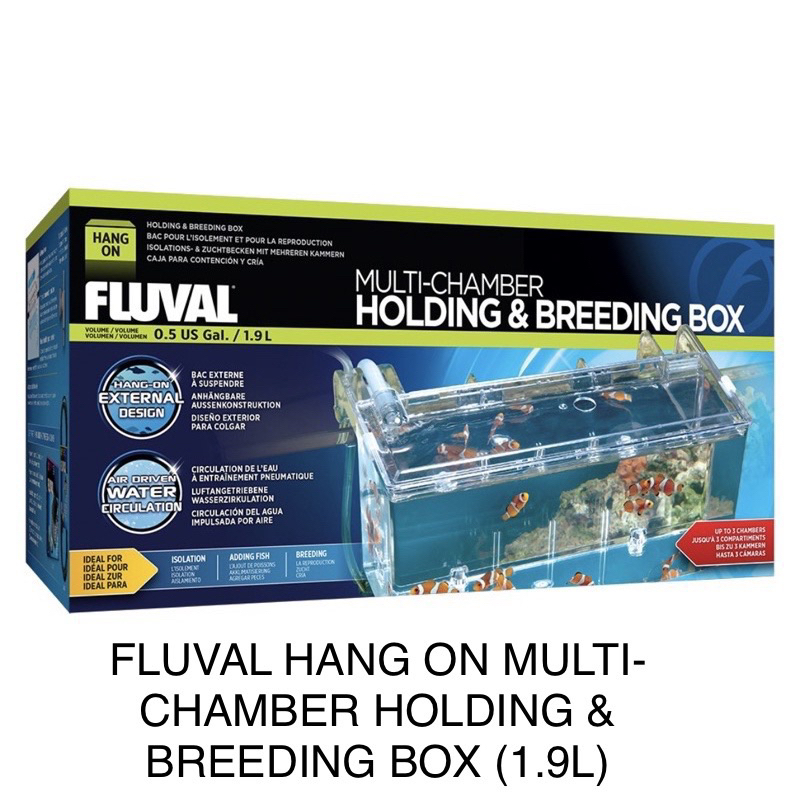Aquarium FLUVAL HANG ON MULTI-CHAMBER HOLDING & BREEDING BOX (1.1L) (1 ...
