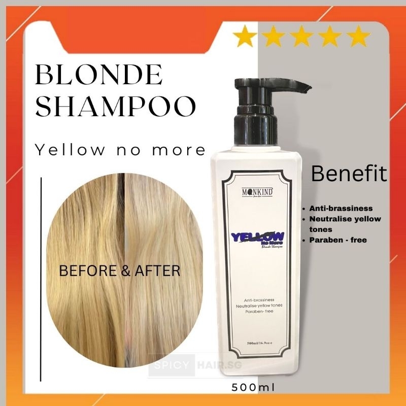 Mankind Yellow No More Shampoo | Anti Yellow | Blonde Hair | Purple ...