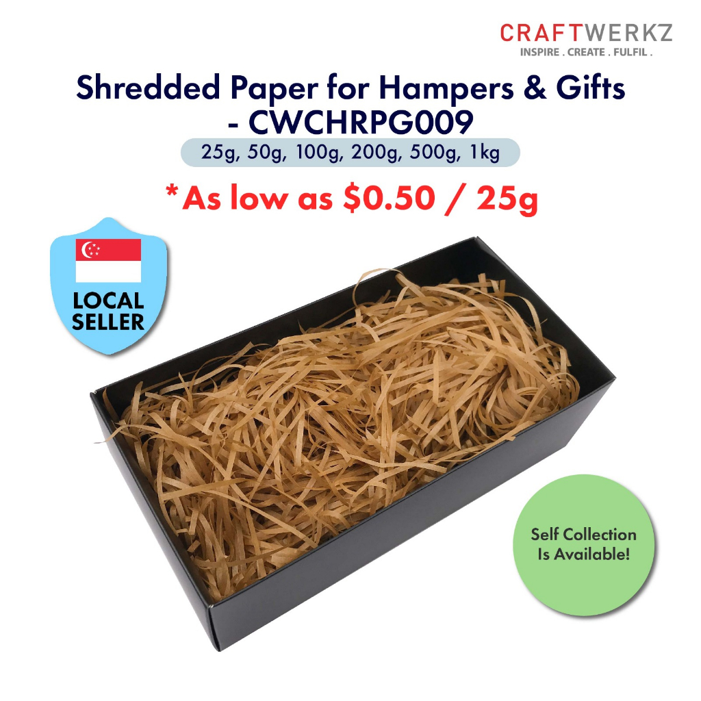 Shredded Paper for Hampers & Gifts (SG Ready Stock) | Shopee Singapore