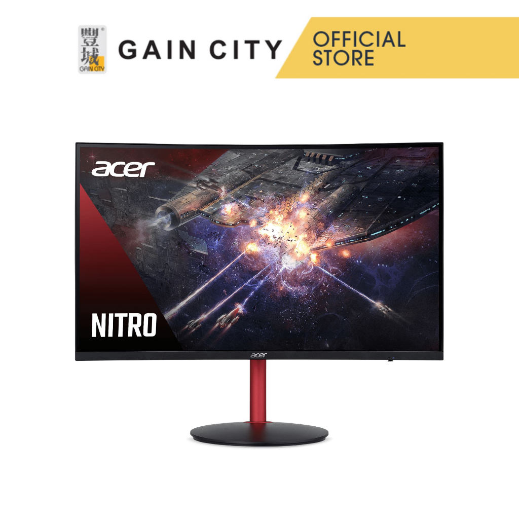 Acer Nitro Gaming Monitor 27" Fhd Curved Va | 1920x1080 | 165hz | Xz272 ...