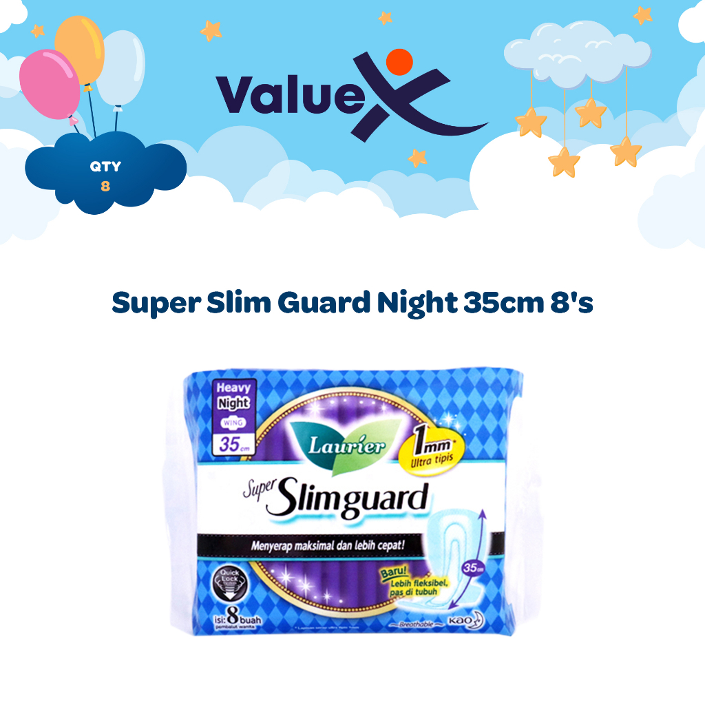 Laurier Sanitary Pads Super Slimguard / Relax Night / Pantyliner ...