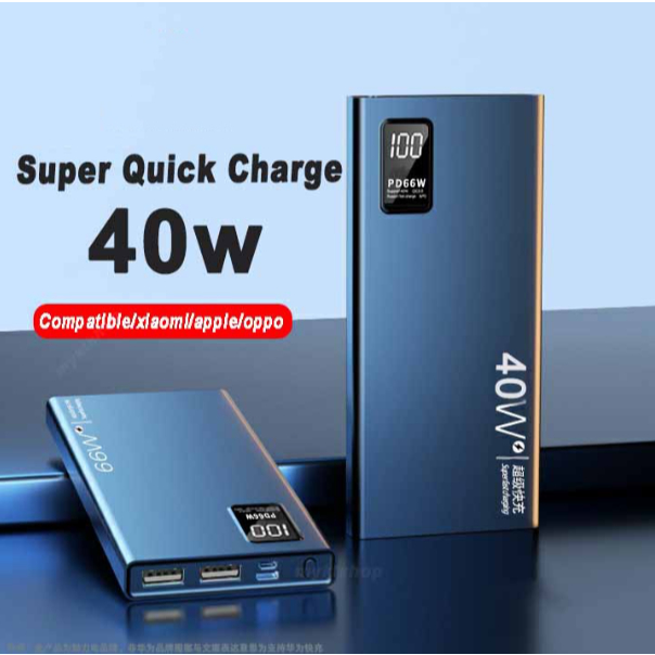 powerbank fast charging 30000mAh 40W Flash Charge Power Bank Qc3.0 ...
