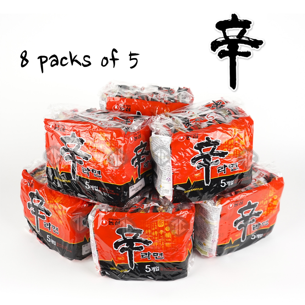 BULK Nongshim Shin Ramen 5/20/40 Pack (농심 신라면) Noodles | Shopee Singapore