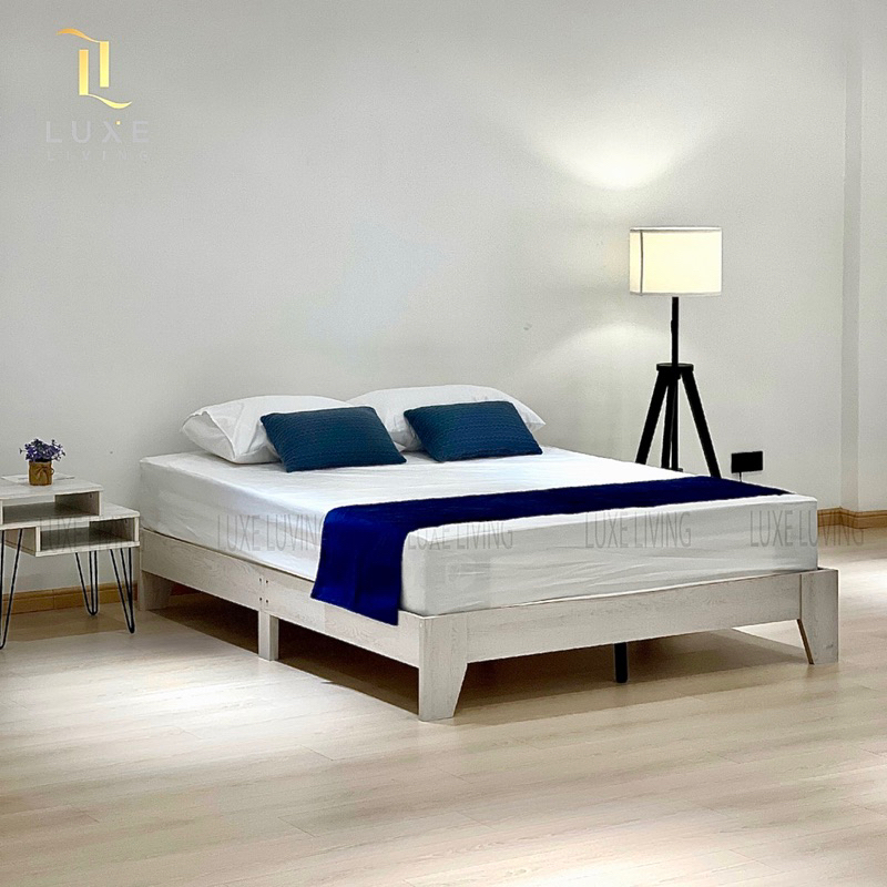 Luxe: Wooden Queen Bed Frame | Simplistic Bedroom | Modern | Shopee ...