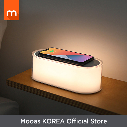 mooas Rainbow 15W Fast Wireless Charging Nightlight, Portable light ...