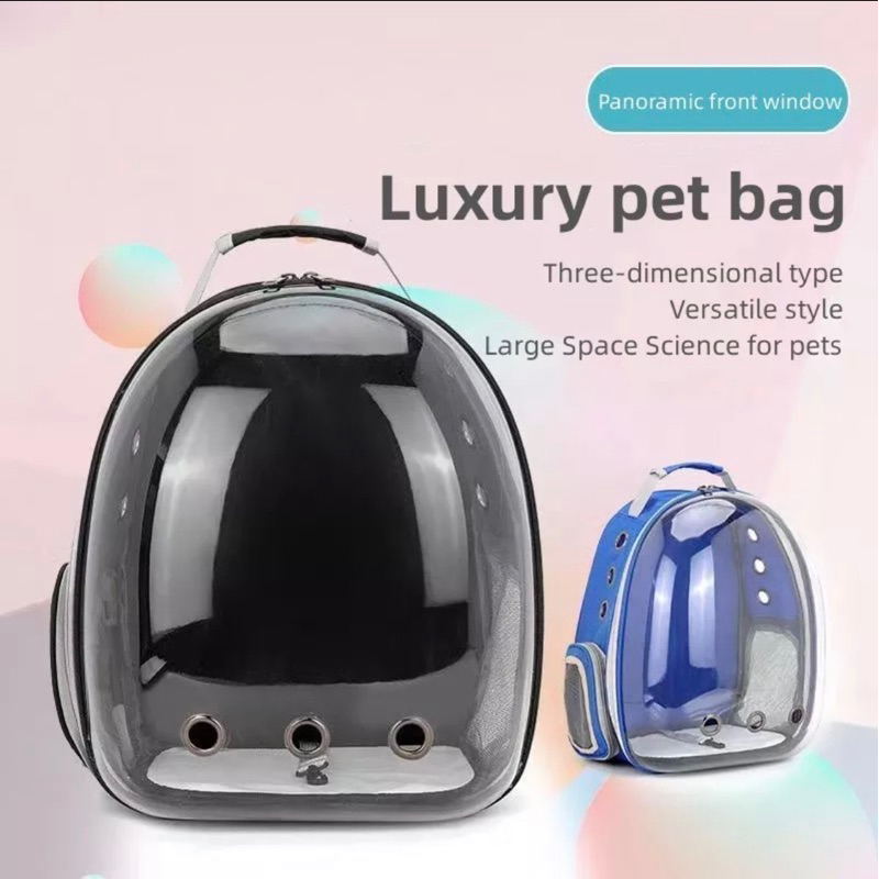 🇸🇬 Pet Backpack Carrier | Panoramic Transparent Space Capsule Design ...