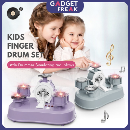 Finger Sticks Drum Musical Instrument Toy Beat Stix Trigger Pad Rock ...