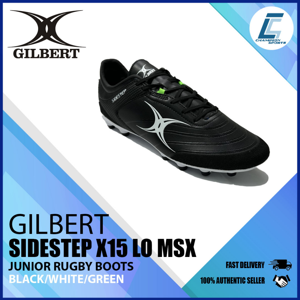 Gilbert Junior Sidestep X15 LO MSX Rugby Boots (GIL21S004) (CC1/RO ...