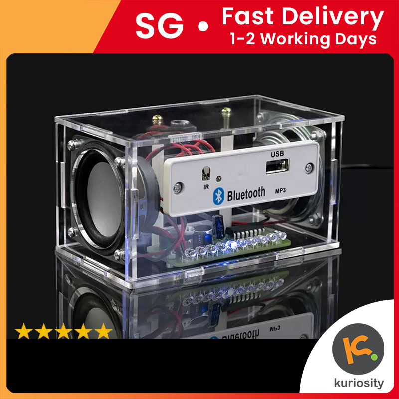 Bluetooth DIY Speaker Kit with Acrylic Case | Shopee Singapore