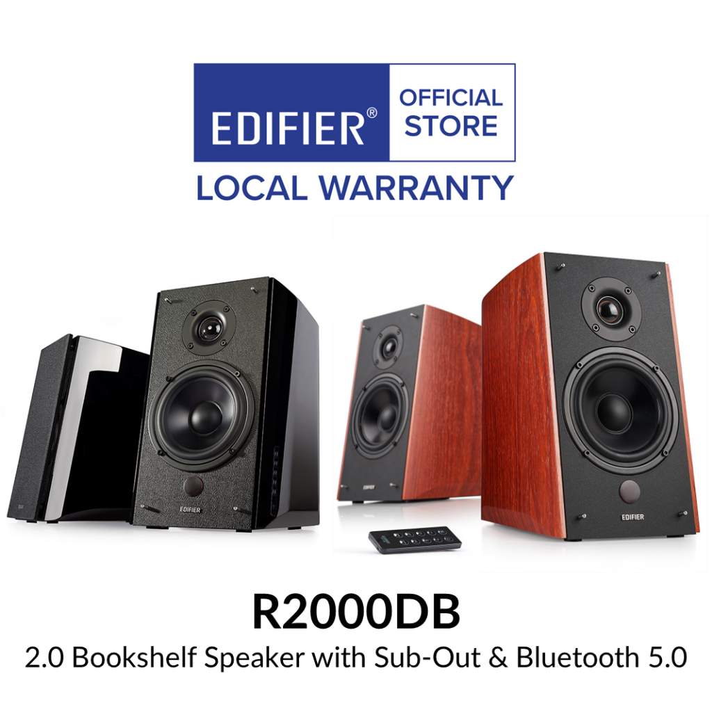 Edifier R2000DB Bookshelf Bluetooth Speakers 120W | Shopee Singapore