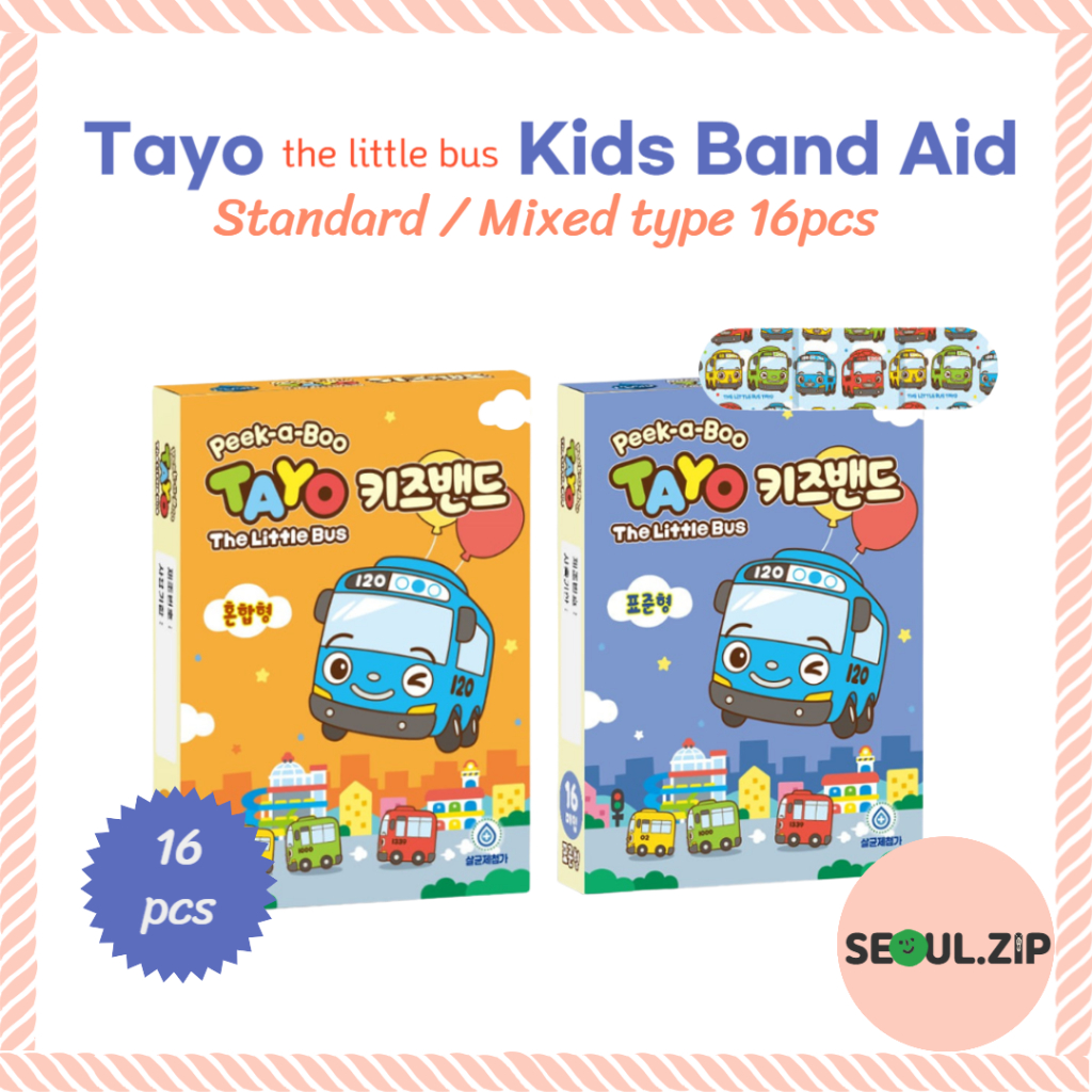 Tayo the little bus Band Aid Plaster Kids Bandage Mixed/Standard type ...