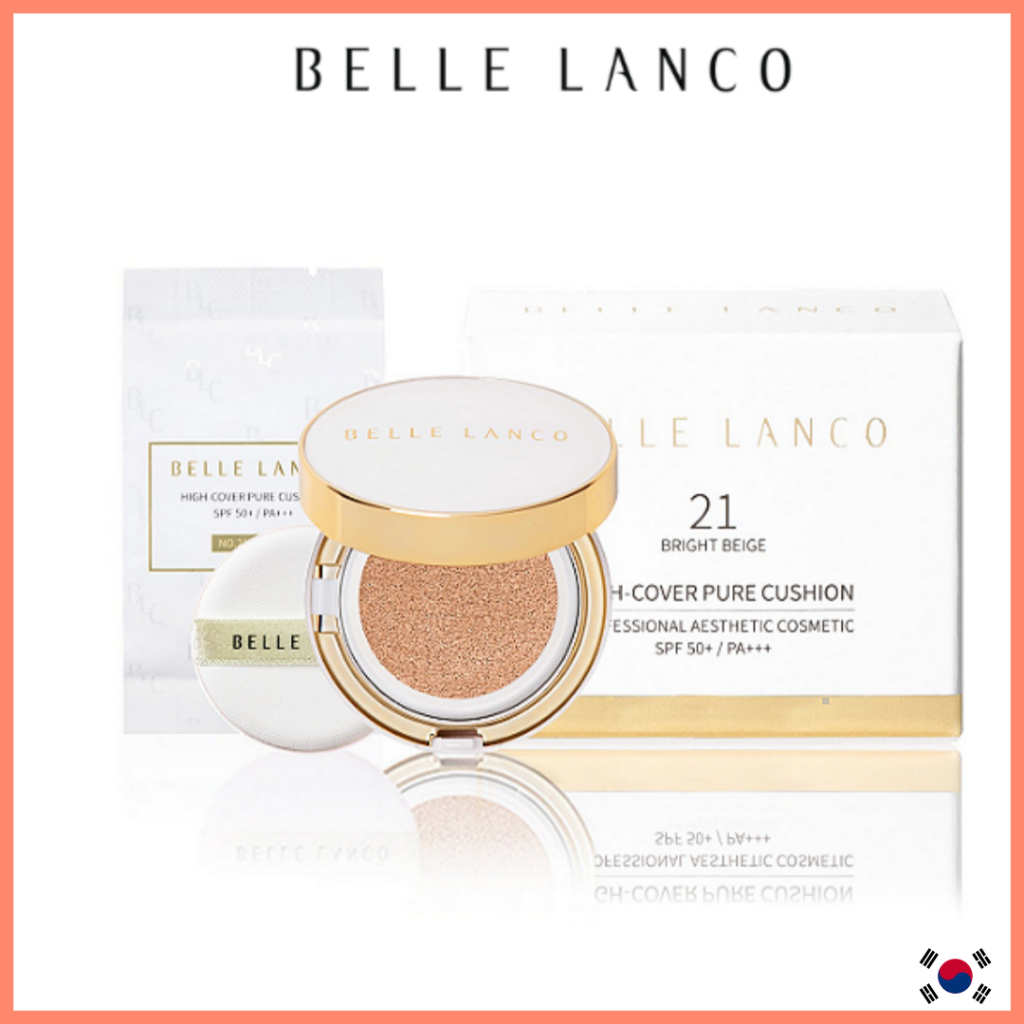 [BELLE LANCO] High-Cover Pure Cushion Pact SPF50+/PA+++ 13g cushion ...