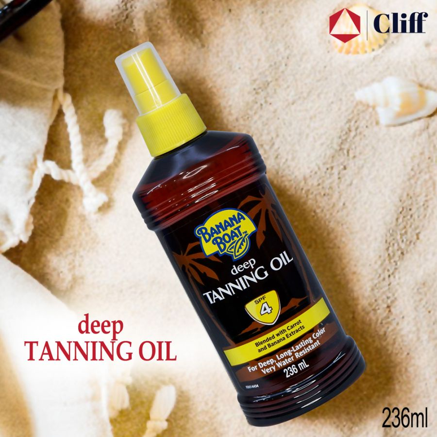 Banana Boat Deep Tanning Oil 236ml | Shopee Singapore
