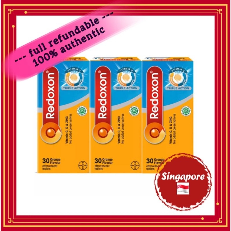 Redoxon Vitamin C Effervescent Triple Action 30s [EXP: 18/06/24 ...