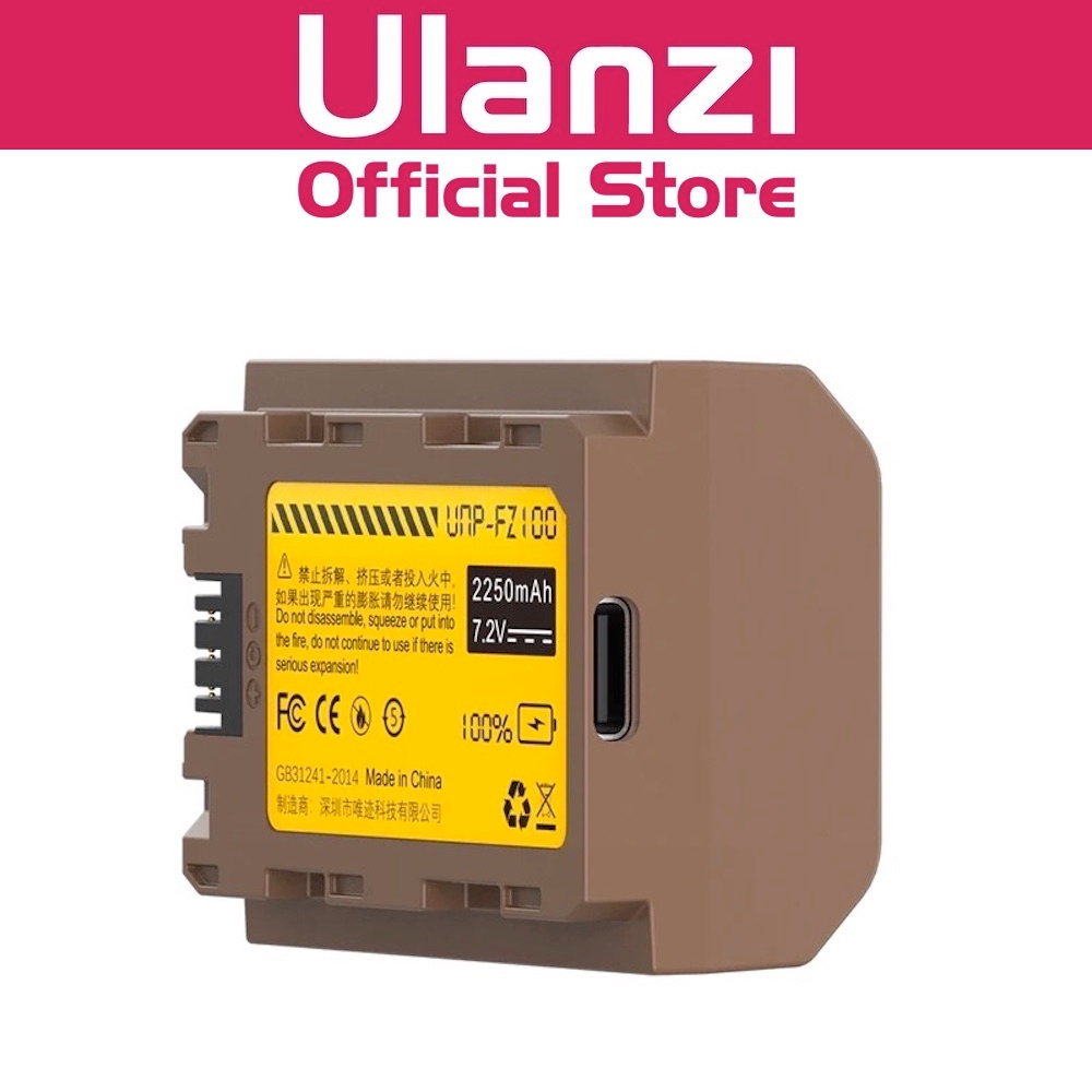 ULANZI UNP-FZ100 Type-C Rechargeable Battery For SONY Camera | Shopee ...