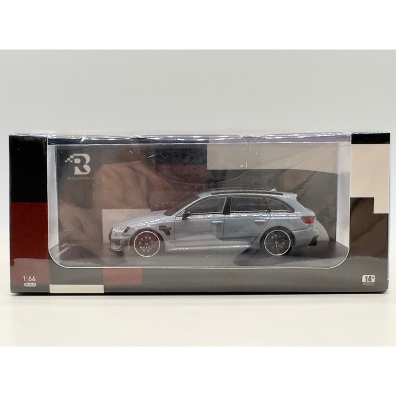 1/64 BSC Audi RS4 Avant Cement Grey Mini GT Tarmac Works Inno64 ...