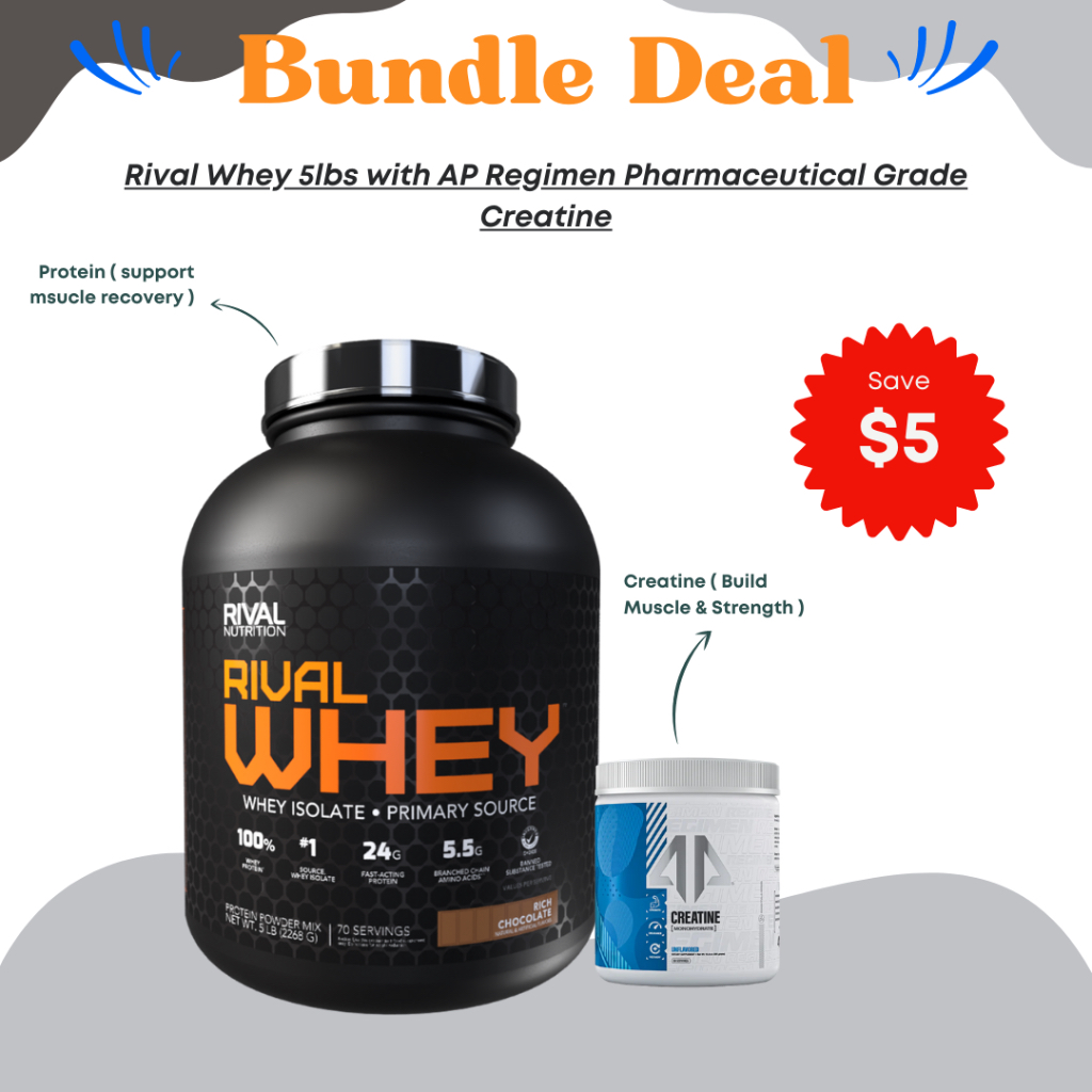 Rival Nutrition Rival Whey 2lb - 5lb - 100% Whey Protein | Shopee Singapore